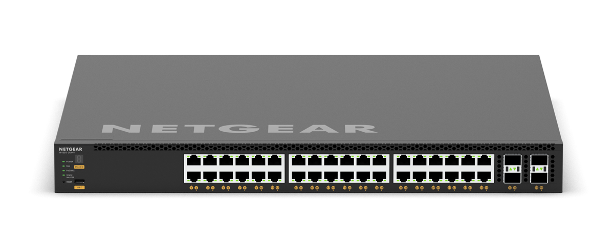 NETGEAR M4350-36X4V 36x10G/Multi-Gig PoE++ and 4xSFP28 25G Managed ...